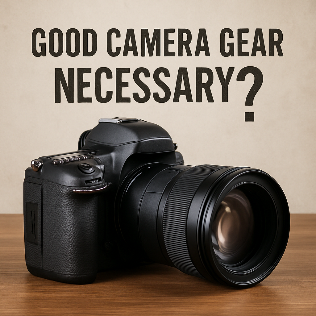 Do I need to buy expensive camera gear?